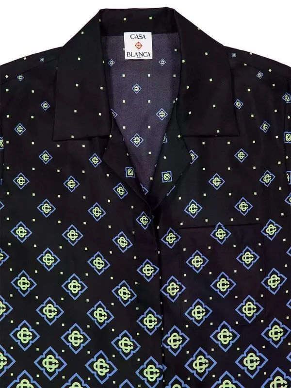 Casablanca Monogram Silk Shirt