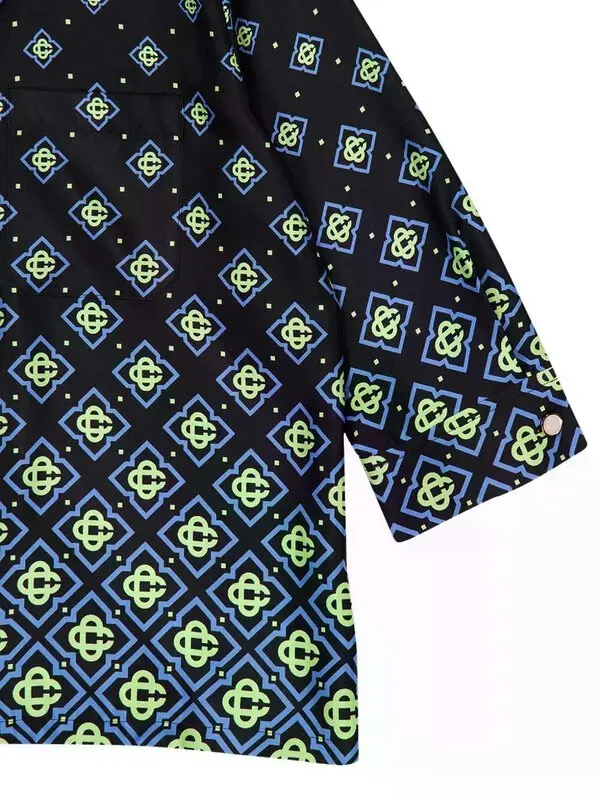 Casablanca Monogram Silk Shirt