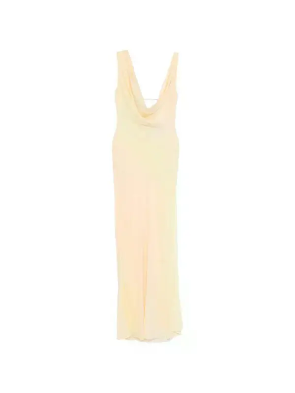 Andamane Minerva Cowl-neck Maxi Dress - Yellow