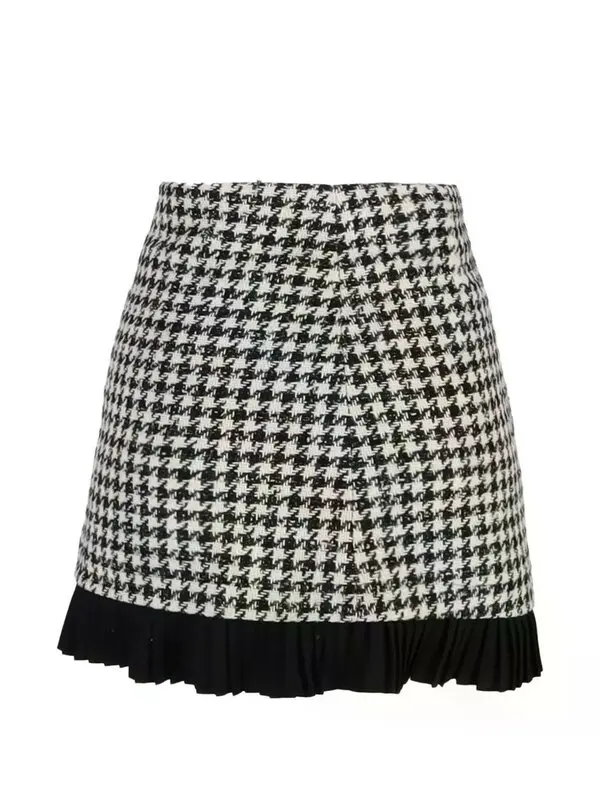 Sandro Houndstooth Mini Skirt
