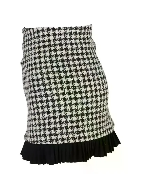 Sandro Houndstooth Mini Skirt