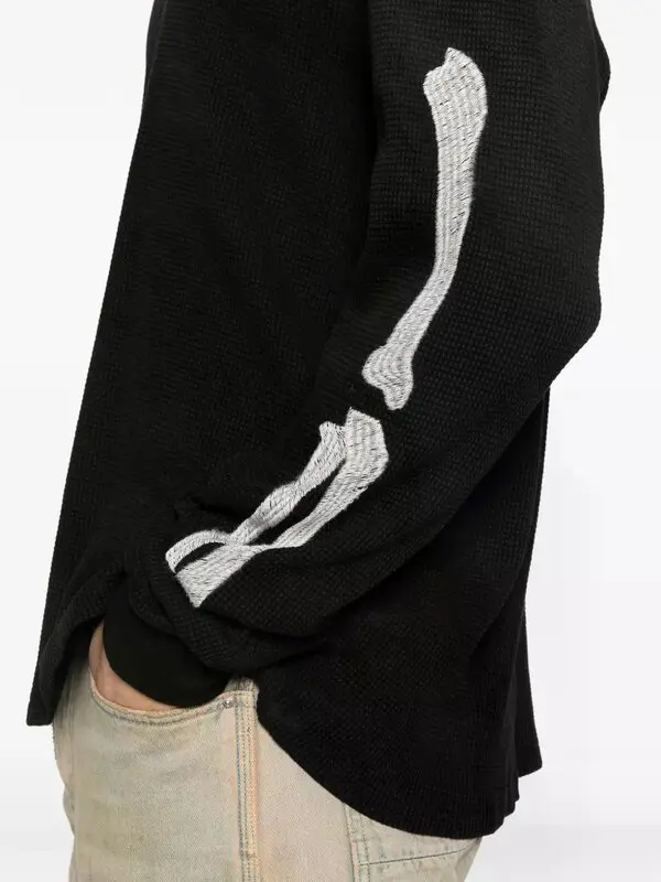 Amiri Bones-motif T-shirt - Black