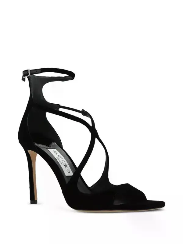 JIMMY CHOO Azia Sandals - Black