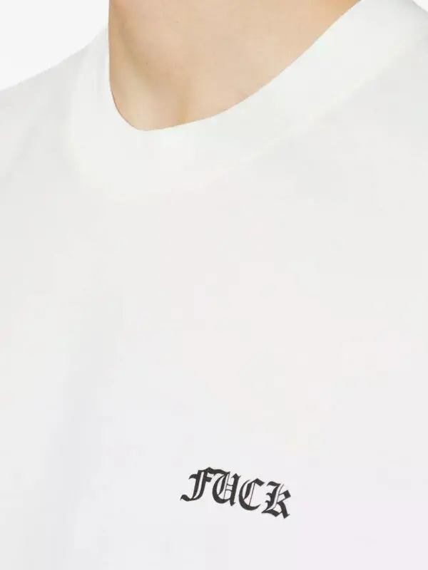 Vetements Graphic-print Crew-neck T-shirt - White