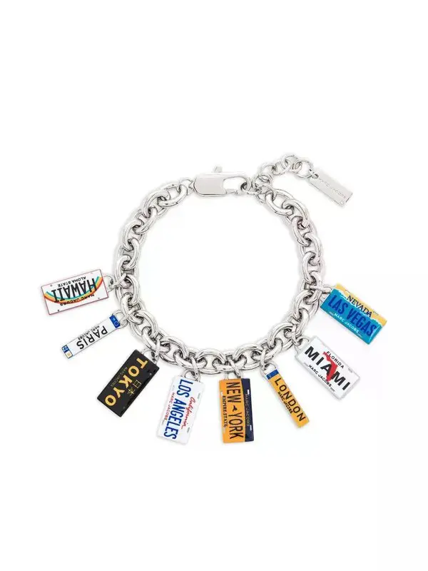 Marc Jacobs State Plate Charm Bracelet