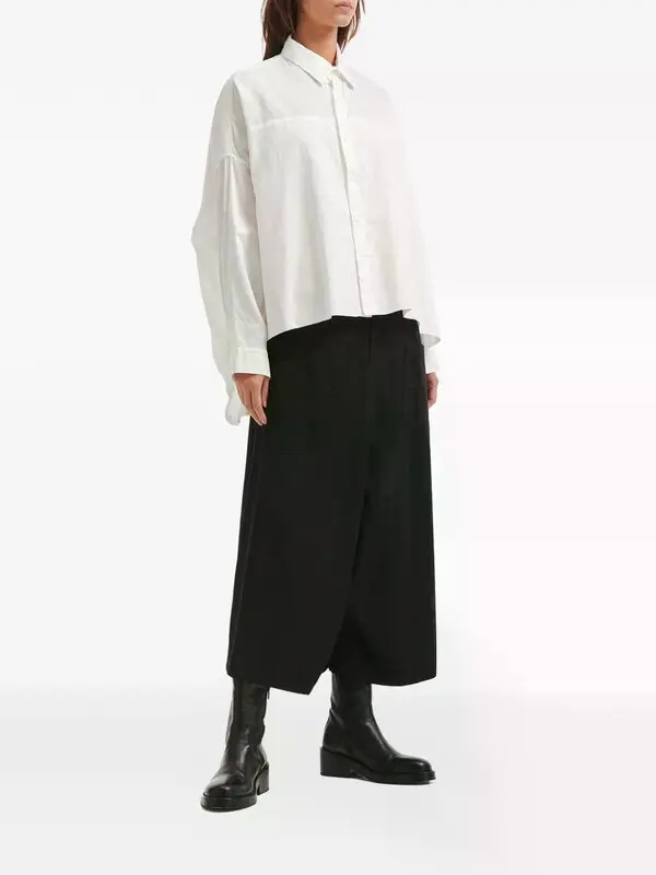 Y’s Patch Pocket Wide Leg Trousers