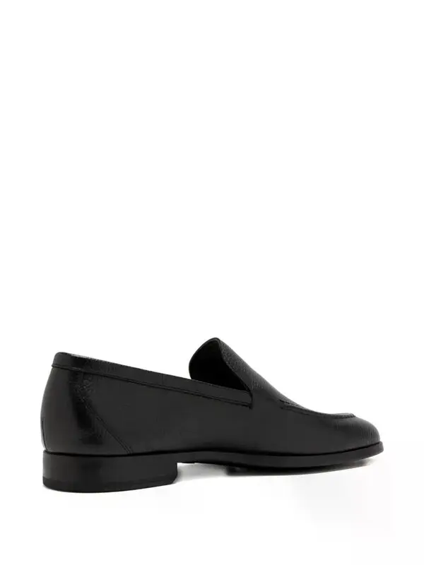 Magnanni Pebbled-leather Loafers