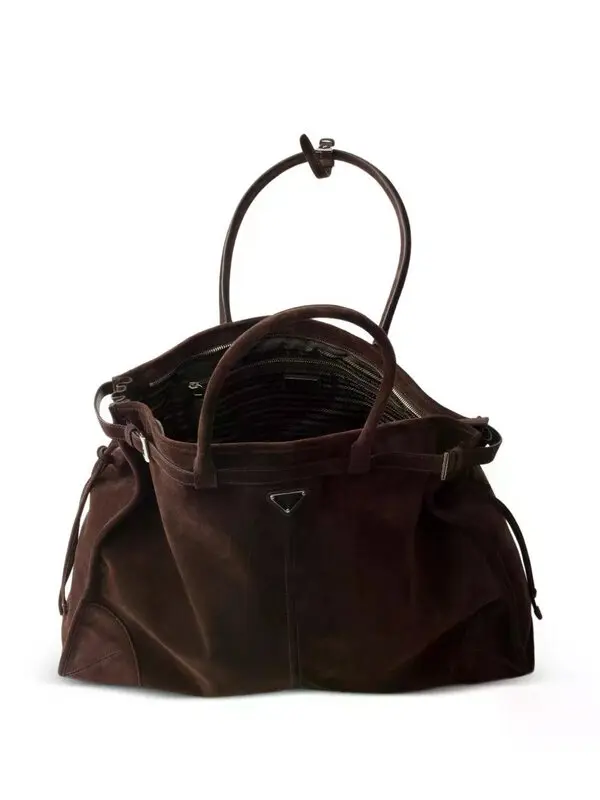 Prada Bonnie Tote Bag - Brown