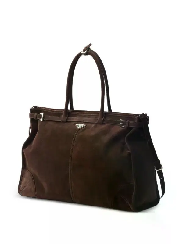 Prada Bonnie Tote Bag - Brown