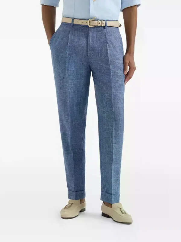 Brunello Cucinelli Pleated Trousers - Blue