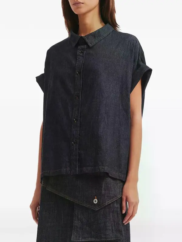 Y’s Cuffed-sleeve Denim Shirt