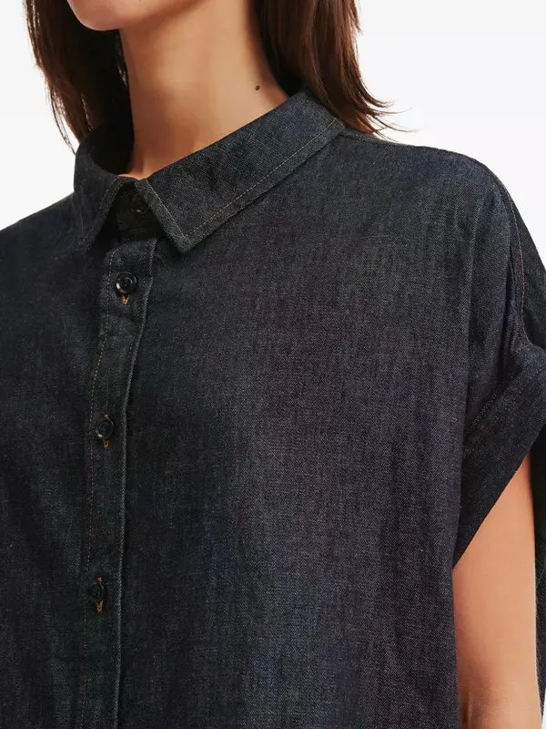 Y’s Cuffed-sleeve Denim Shirt