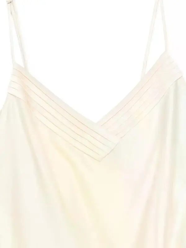 FORTE_FORTE V-neck Bodysuit - Neutrals