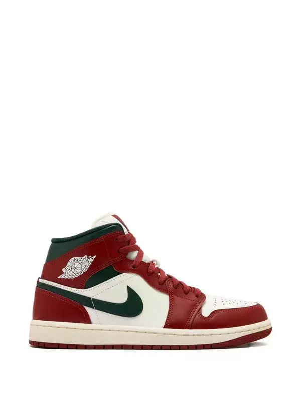 Nike Jordan 1 Mid Sneakers - Red