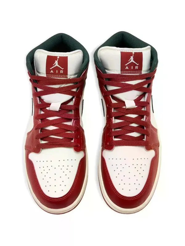 Nike Jordan 1 Mid Sneakers - Red