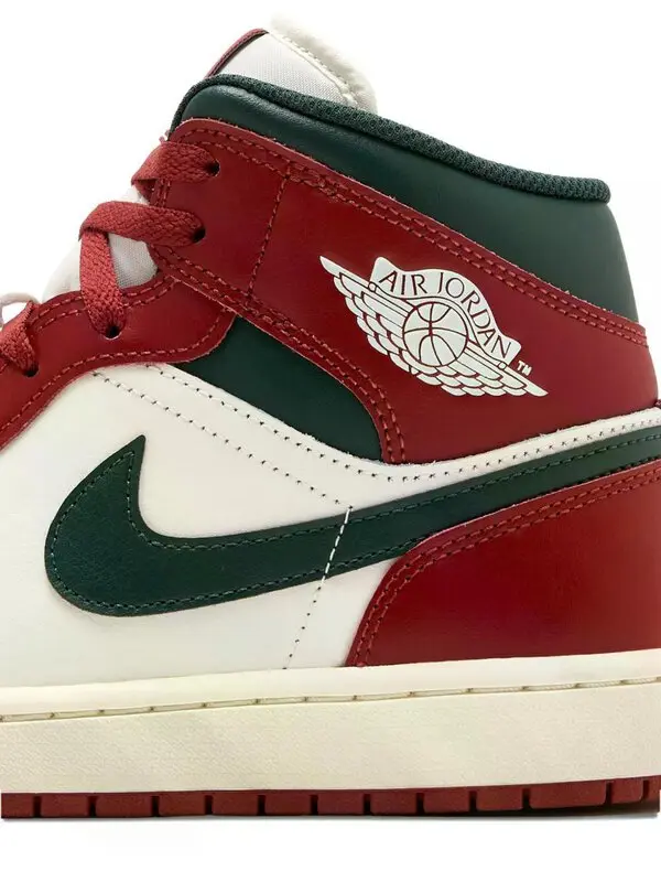 Nike Jordan 1 Mid Sneakers - Red