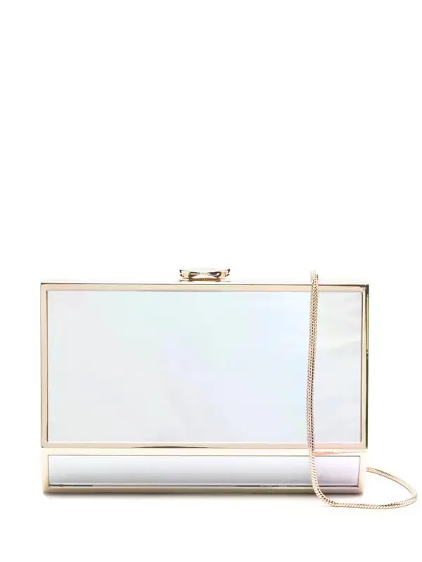 Simkhai Maddox Mirror Clutch - Gold