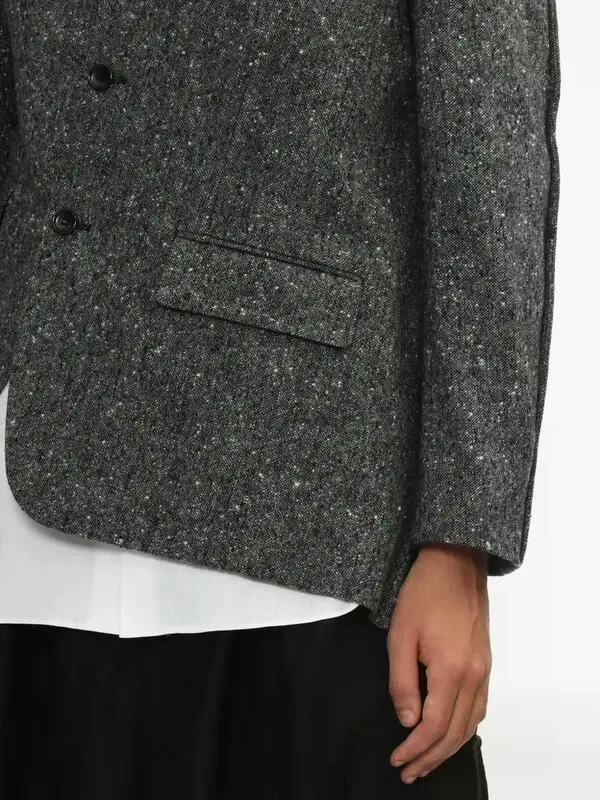 BLACK COMME DES GARÇONS Button Flap-pocket Blazer