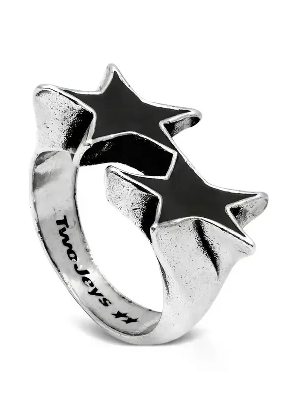 TWOJEYS Star Precious Metals Ring - Silver