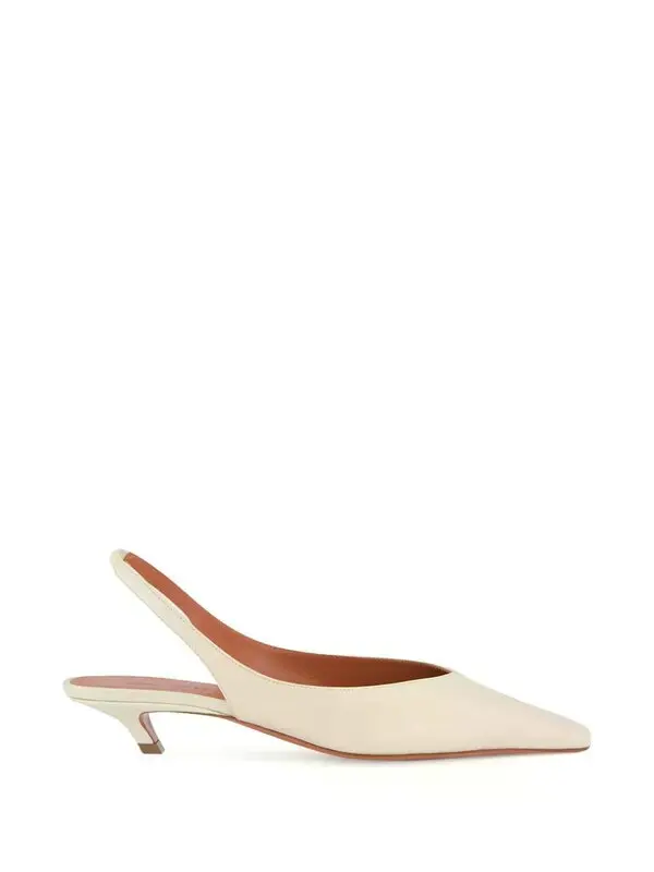 Amina Muaddi Jamie Slingback Pumps