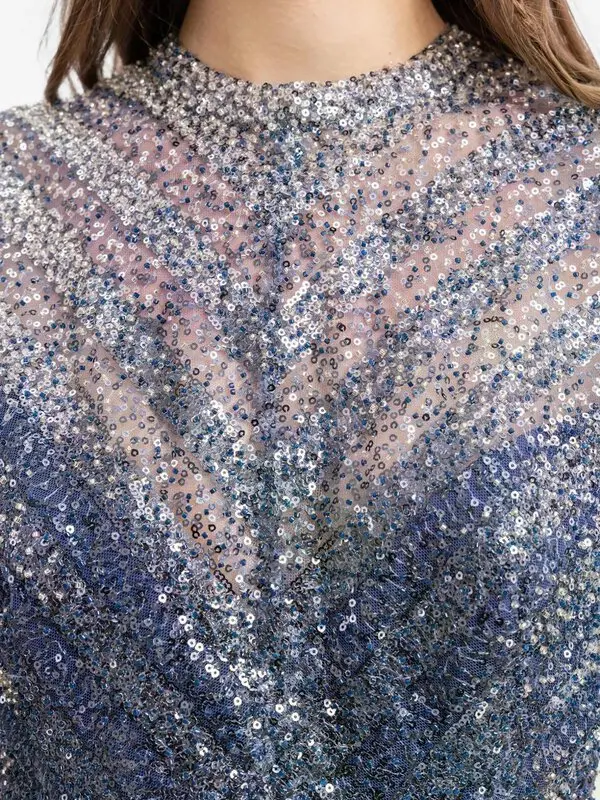 GEMY MAALOUF Beaded Mini Dress