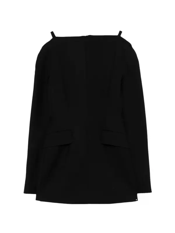 Sportmax Spxangus Shoulder Pad Mini Dress
