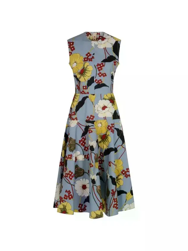 Marni Floral Sleeveless Dress