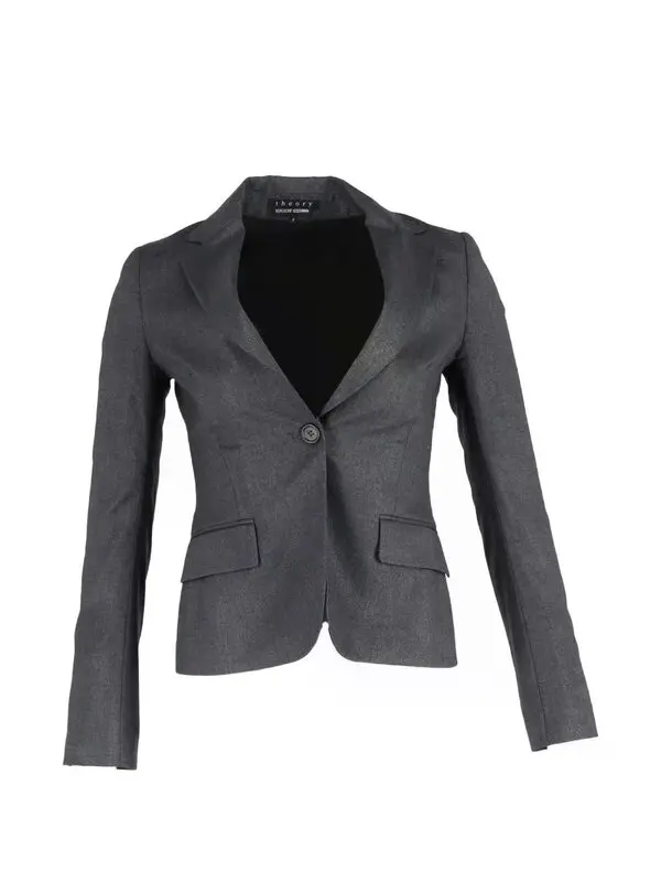 Theory Single-breasted Wool Blazer