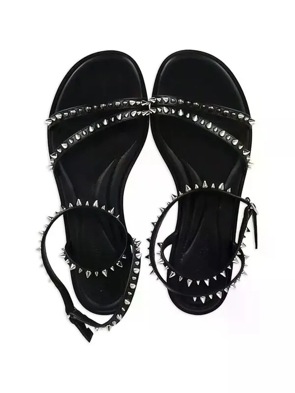 Alexander McQueen Studded Strappy Flat Sandals