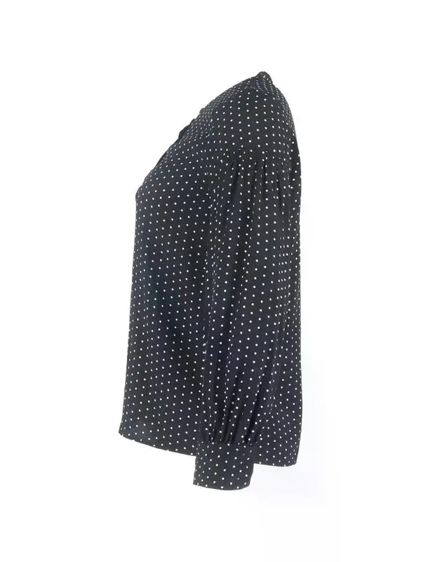 A.p.c. Polka-dot Long Sleeve Blouse