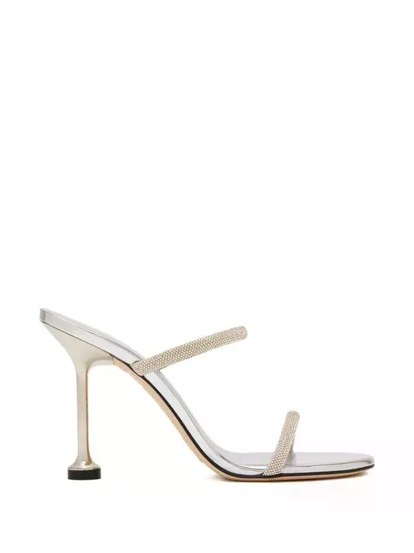 STUART WEITZMAN Crystal-embellished Stiletto Sandals