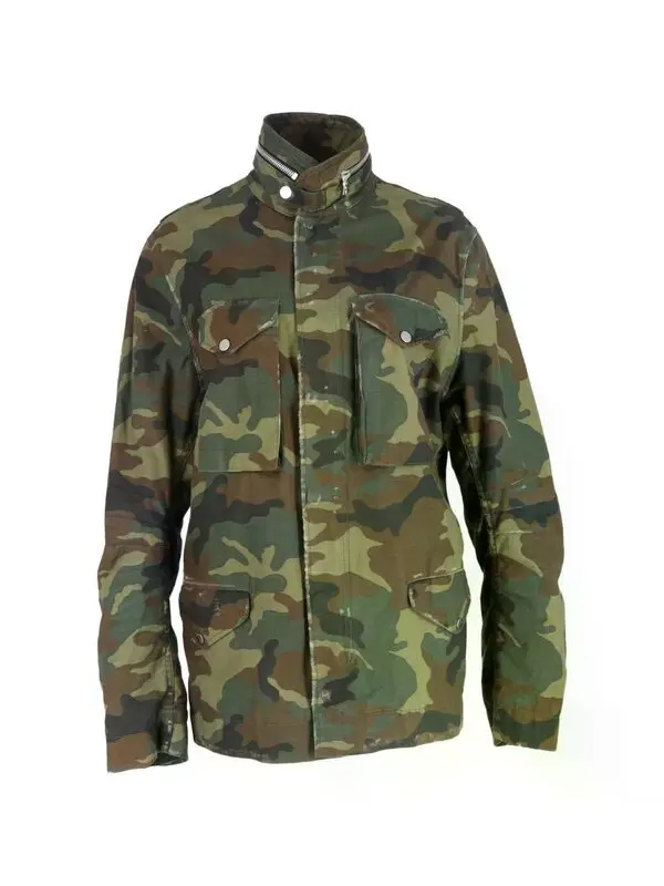 Amiri M-65 Camouflage-print Chest-pocket Jacket