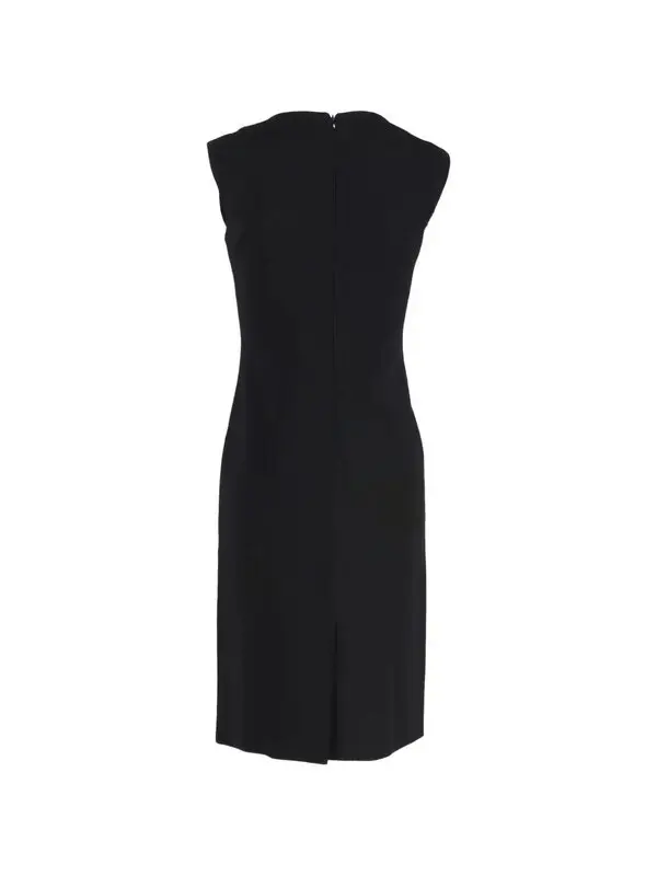 Max Mara Sleeveless Shift Midi Dress