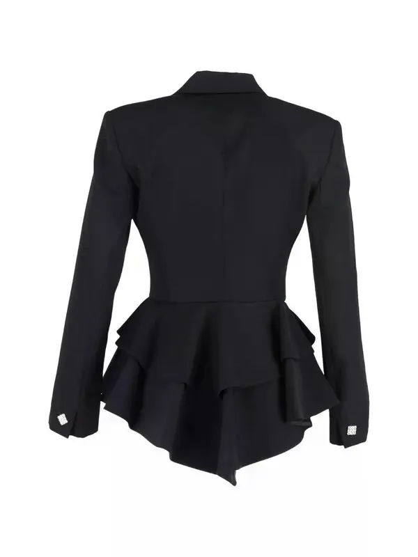 Alessandra Rich Embellished Peplum Jacket