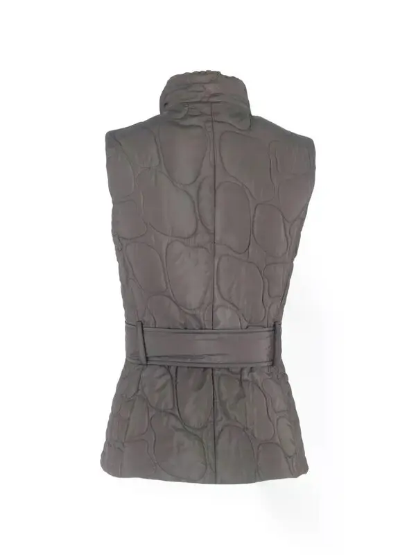 Escada Metallic-print Quilted Gilet