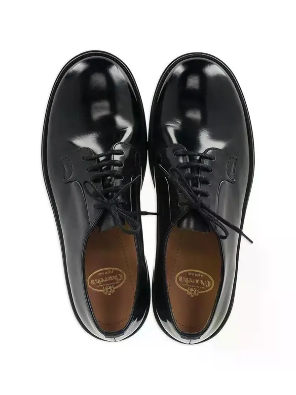 Church's Padfield Polished Derby Shoes - Black