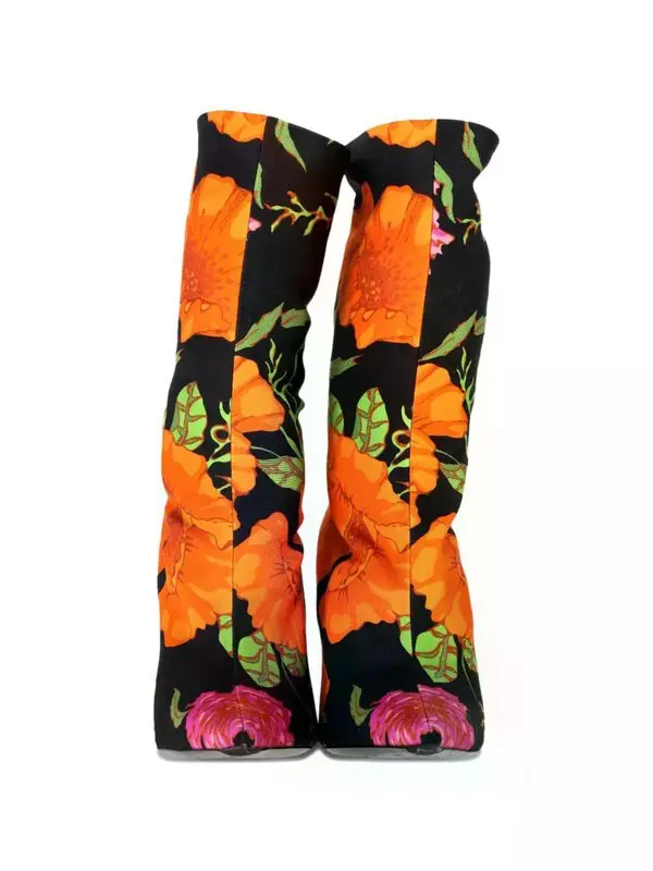 Balenciaga Floral-print Sock Boots