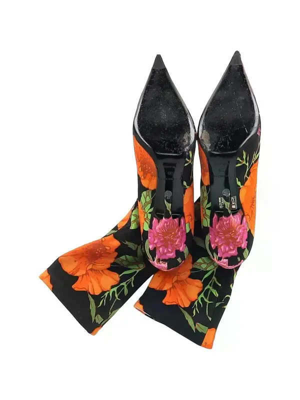 Balenciaga Floral-print Sock Boots
