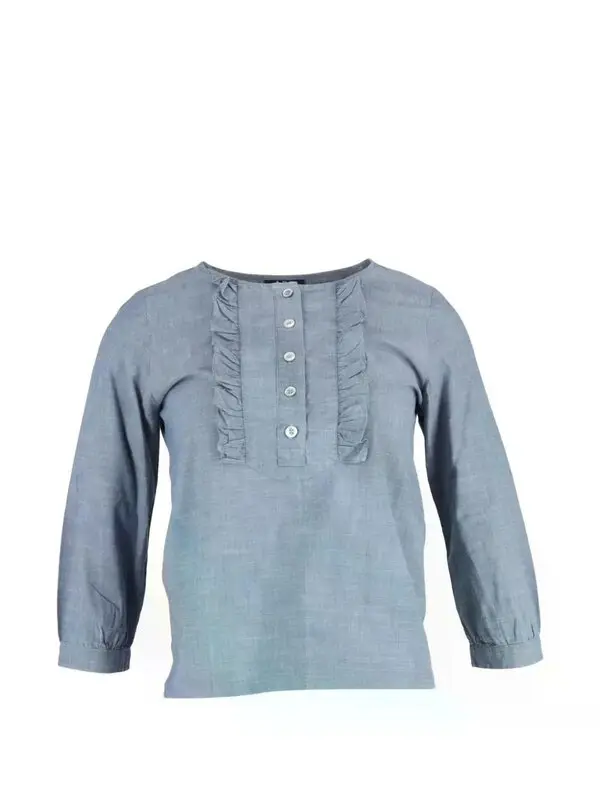 A.p.c. Cleo Ruffled Blouse