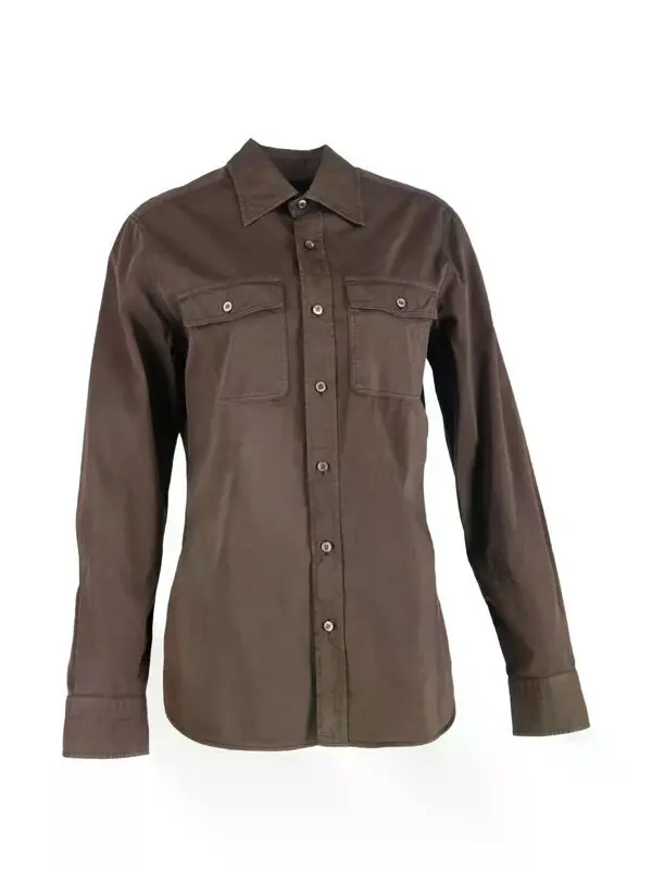 TOM FORD Twill Buttoned Shirt