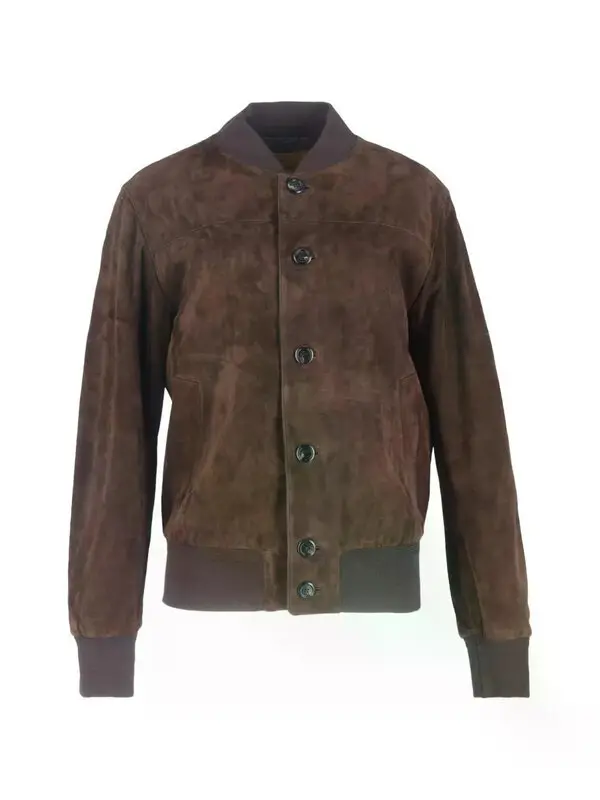 TOD'S Vintage Suede Bomber Jacket