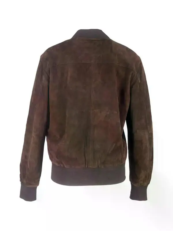 TOD'S Vintage Suede Bomber Jacket