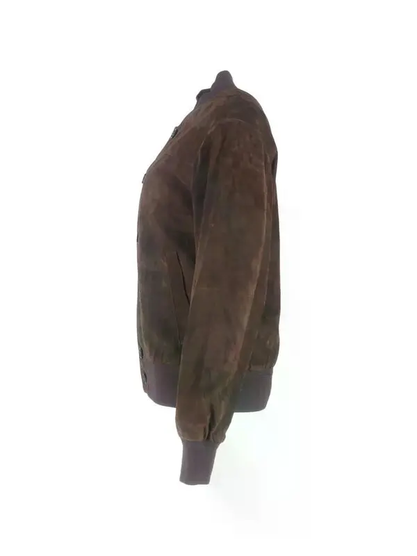 TOD'S Vintage Suede Bomber Jacket