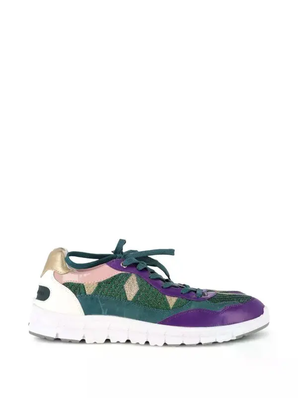 Dolce & Gabbana Low-top Leather Trainers - Purple
