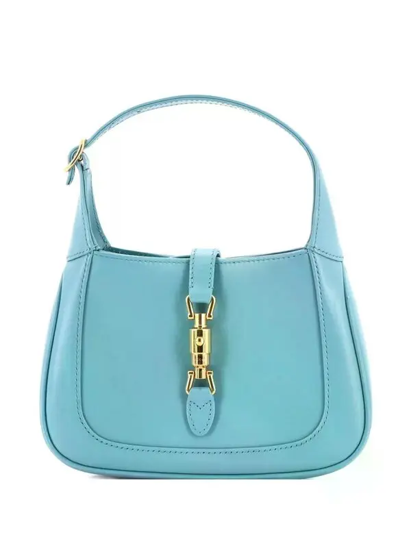 Gucci Jackie 1961 Leather Mini Hobo Bag - Blue