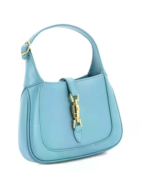Gucci Jackie 1961 Leather Mini Hobo Bag - Blue