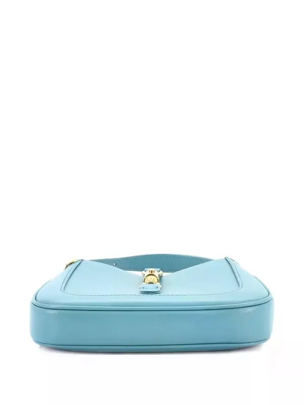 Gucci Jackie 1961 Leather Mini Hobo Bag - Blue