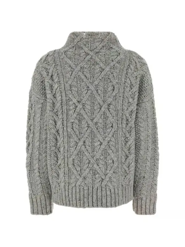 JIL SANDER Cable-knit Wool Sweater