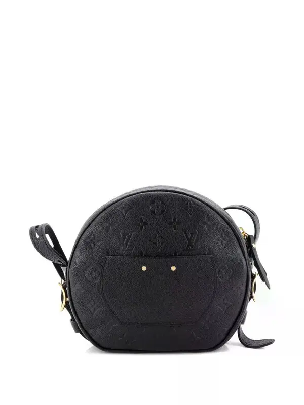 LOUIS VUITTON Boite Chapeau Souple Bag Monogram Empreinte Leather Mm - Black