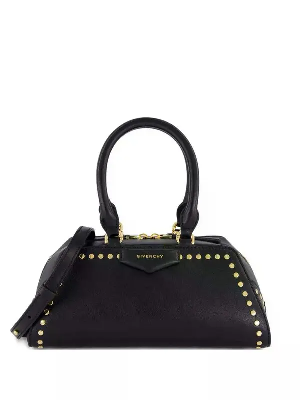 Givenchy Studded Top-handle Leather Shoulder Bag